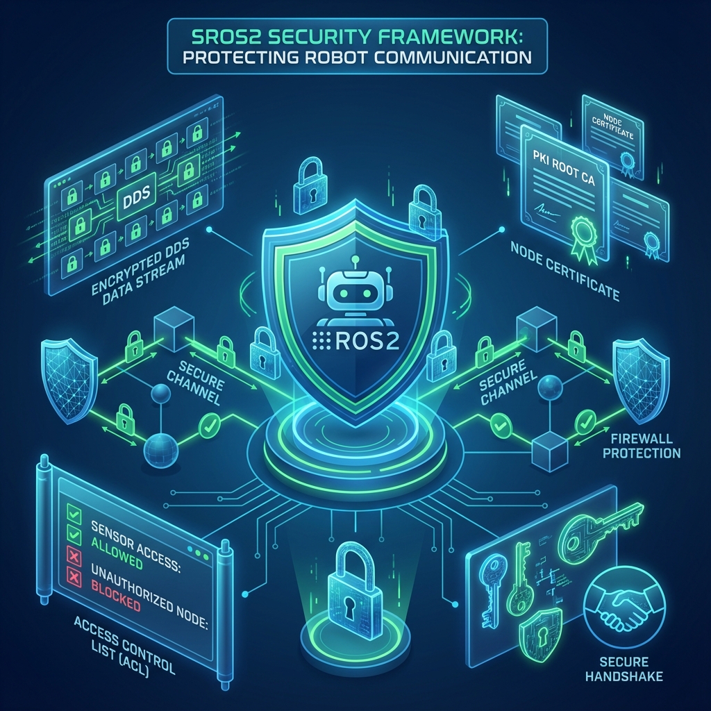 ROS 2 Security 2026: DDS Encryption, X.509 & Access Control